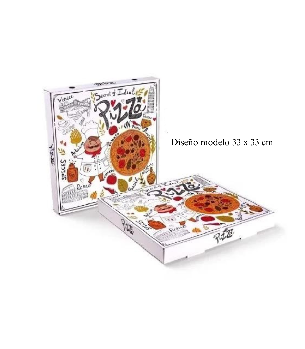 Pack de cajas para pizza con envío en 24/48 horas